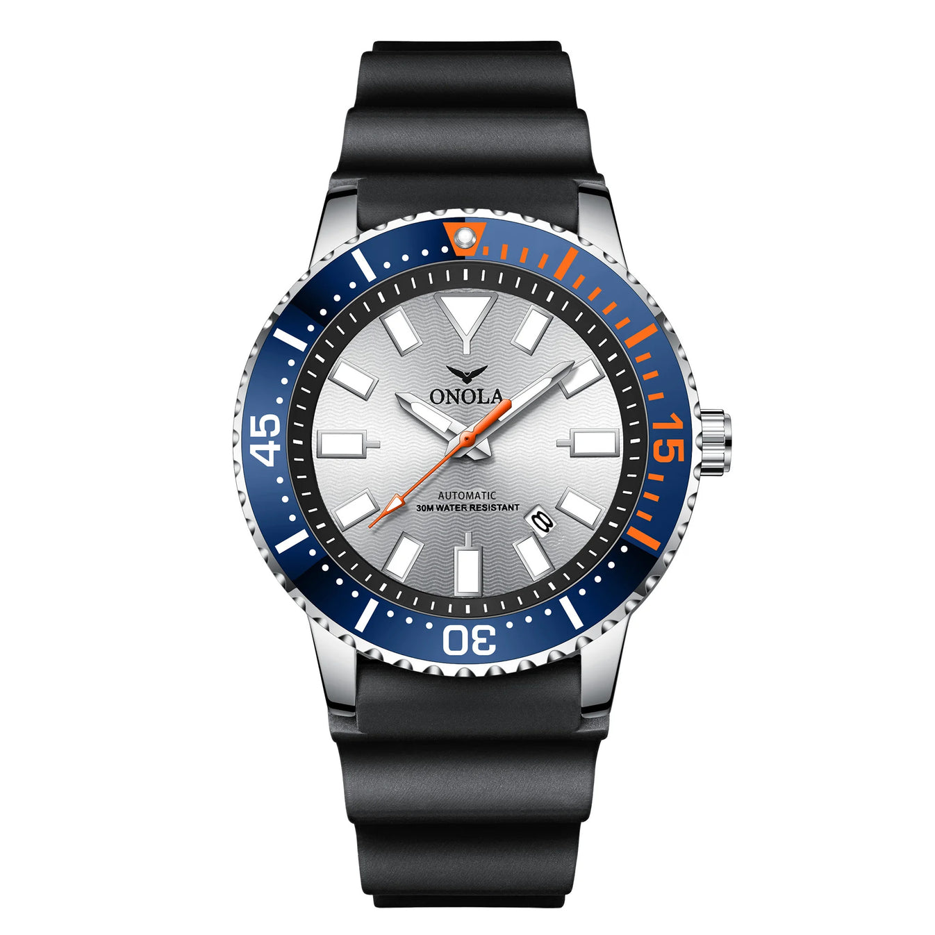 Onola Watch Submariner Rubber Watch Strap "Sub Series" Automatic ...